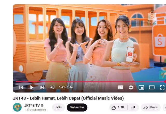 Freya, Christy, Gracia, dan Marsha dari JKT48 Bikin MV Shopee “Lebih Hemat, Lebih Cepat” Semakin ...