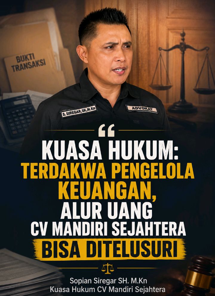 Kasus Dugaan Penggelapan Uang Cv Mandiri Sejahtera Makin Terang ...